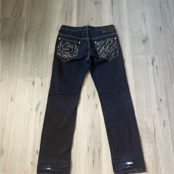 Jeans | Vintage Shmack Denim Jeans Logo Size 34 Y2k Streetwear | Poshmark